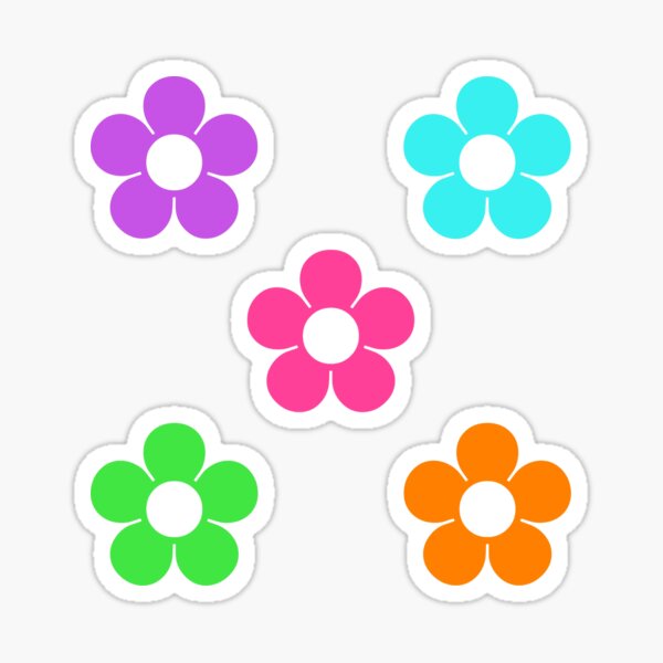 "Indie Flowers" Sticker by 45seals | Redbubble