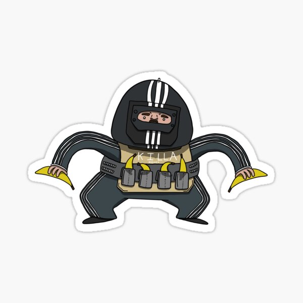 "Banana Killa" Sticker for Sale by SquidBalloons | Redbubble