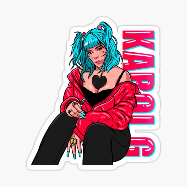 "Karol G" Sticker by PirateLoafy | Redbubble