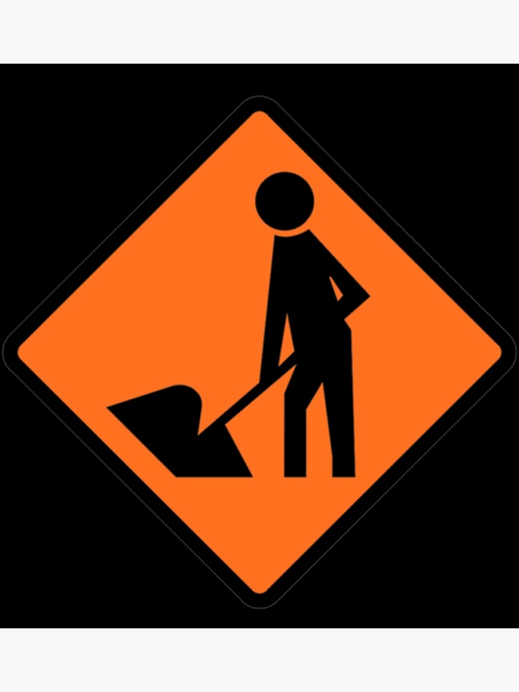 "Roadworks-New zealand road code" Poster by KiwiHub | Redbubble