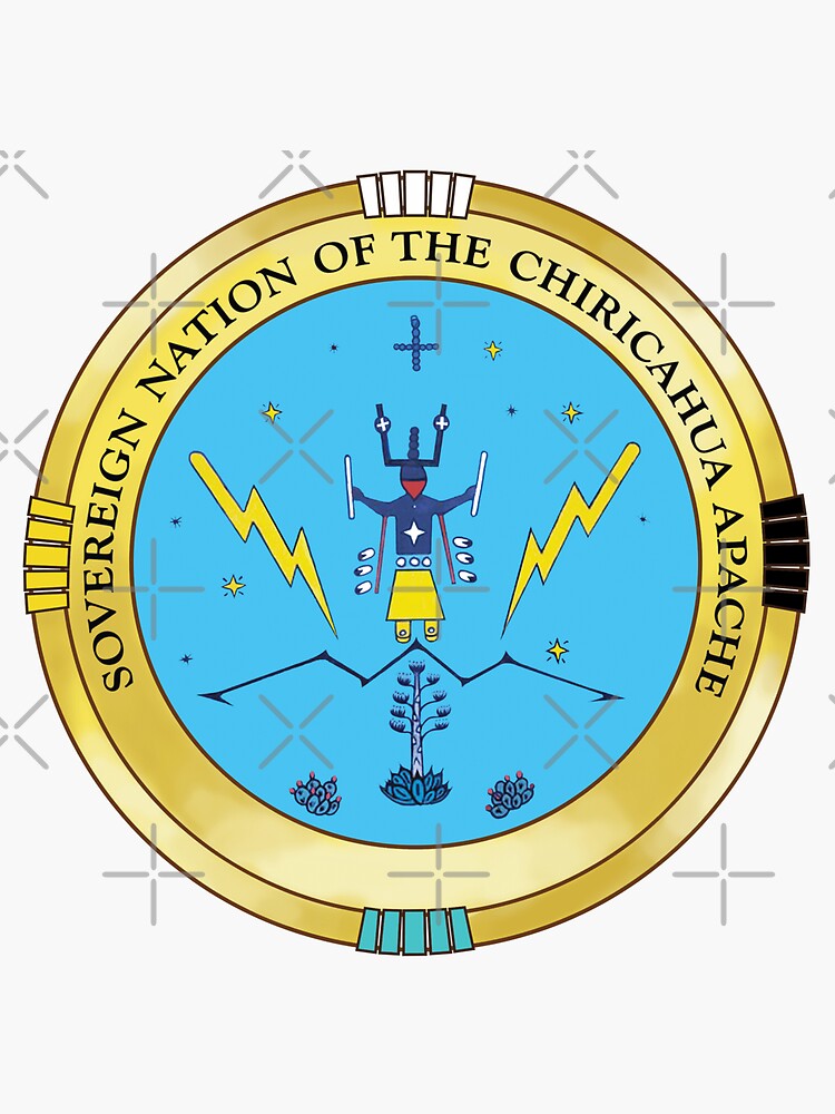 "Chiricahua Apache Seal" Sticker for Sale by CHROMIUMlll | Redbubble