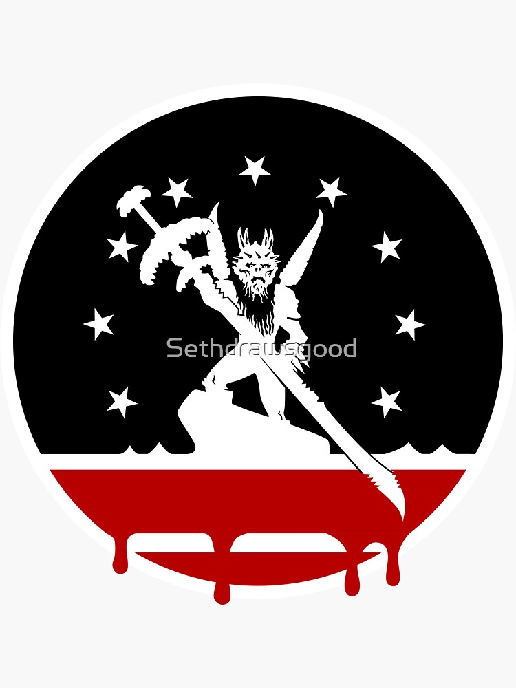 "Gwar Richmond Flag" Sticker by Sethdrawsgood | Redbubble