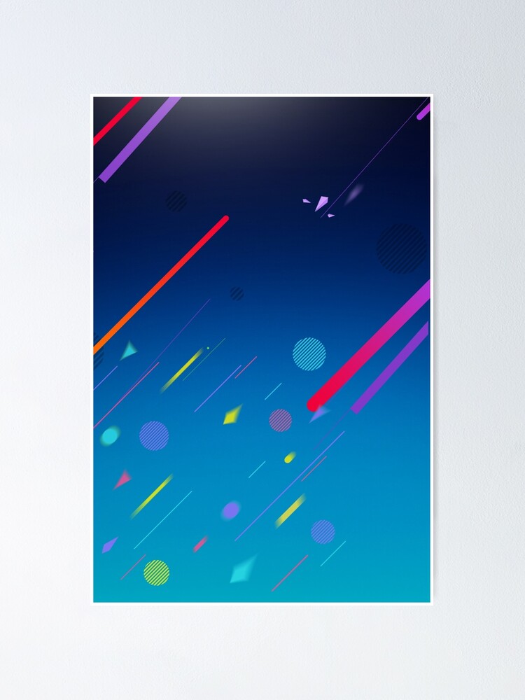 "Color Ways Line Art" Poster for Sale by QsnamMehar | Redbubble