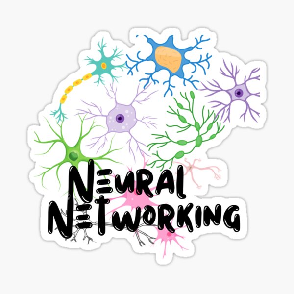 "Neural Networking Neuroscience Puns " Sticker by Mustafagreen | Redbubble