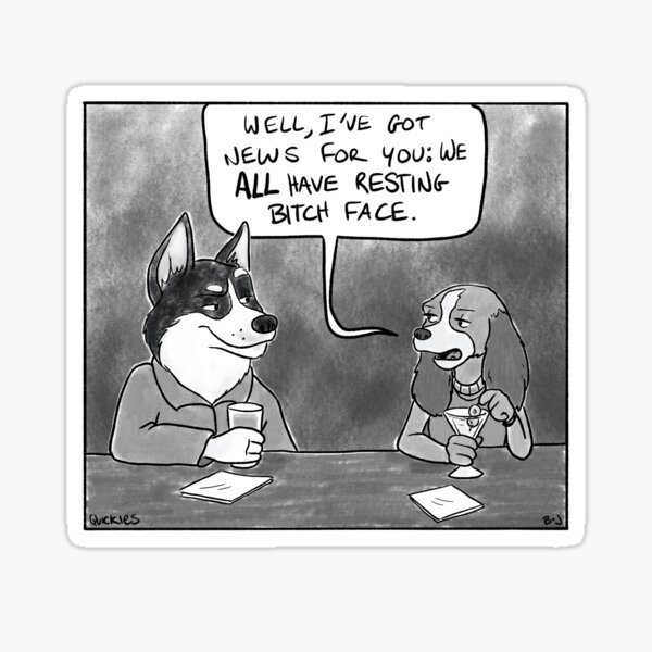 "RBF" Sticker for Sale by QuickiesComic | Redbubble