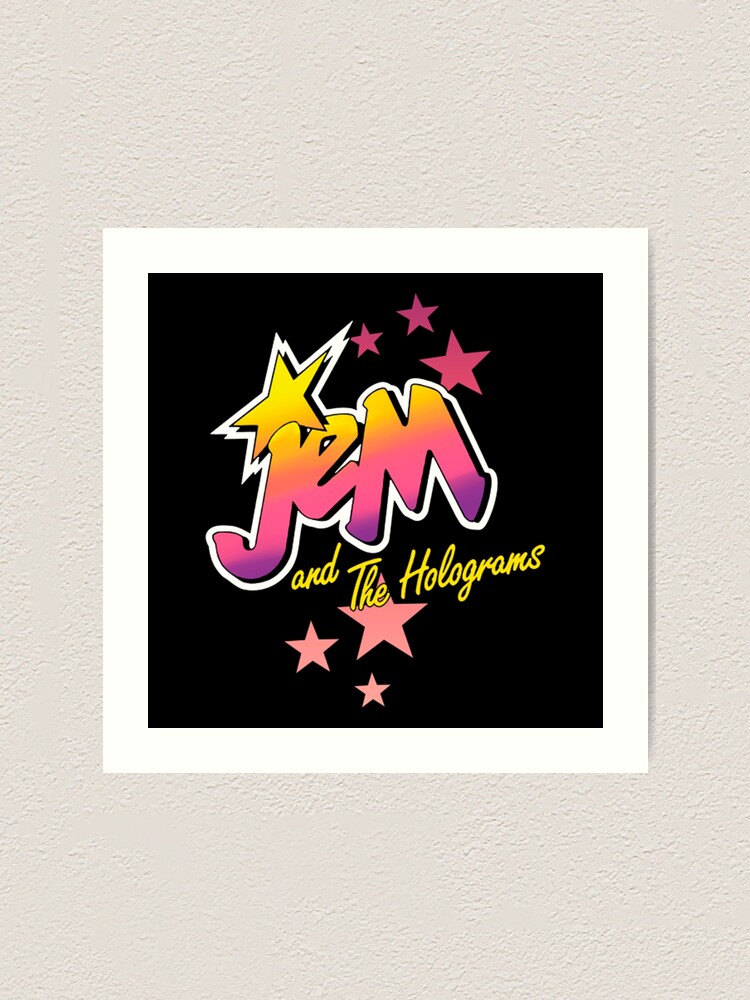 "Jem and The H0lograms logo" Art Print for Sale by camaravan | Redbubble
