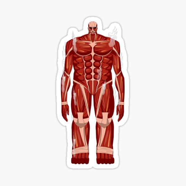 "Collosal Wall Titan" Sticker by All-japan-Shop | Redbubble