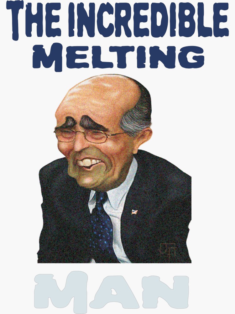"The incredible Melting Man,Hair Dye Incident ,Funny Rudy Giuliani Meme ...