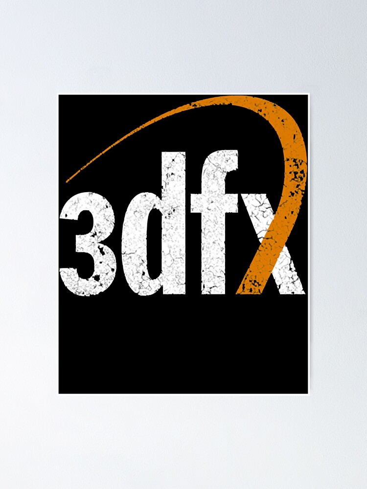 "3DFX For Fans" Poster for Sale by GuyBernhard | Redbubble