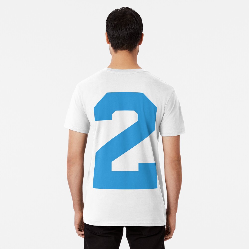 "Number 2, Blue two, Sports number 2" Sticker for Sale by TheCultStuff ...