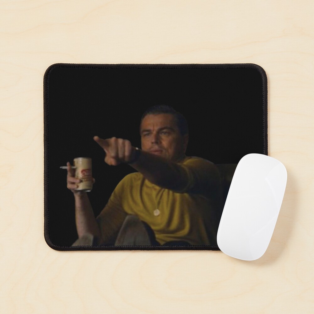 "Leo Pointing Meme" Sticker for Sale by MemeGirl7 | Redbubble