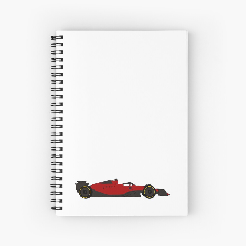 "F1ABEEZ F1 Ferrari 2022 Car Merch" Spiral Notebook by F1ABEEZ | Redbubble