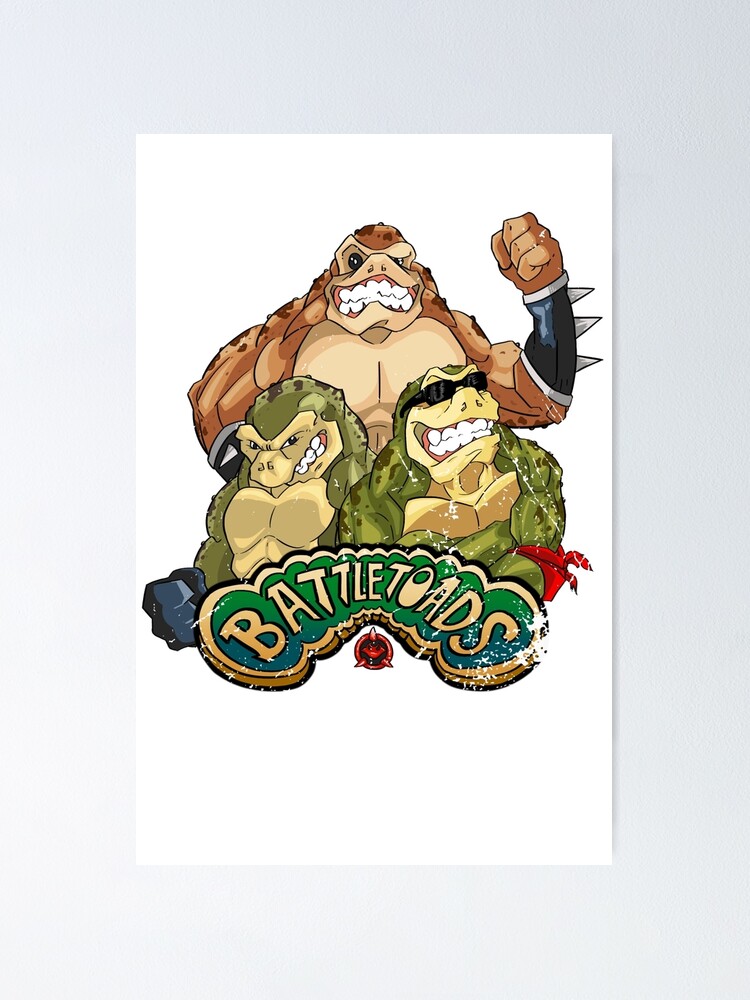 "Retro Gaming Toads" Poster by OmgXero | Redbubble