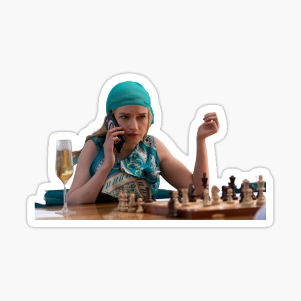 "Inventing Anna" Sticker for Sale by artdayluv | Redbubble