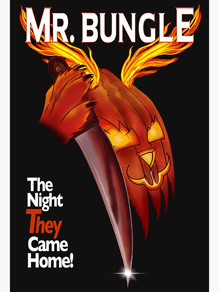 Newmr Bungle Logo Sticker By Lhumfreyeh Redbubble