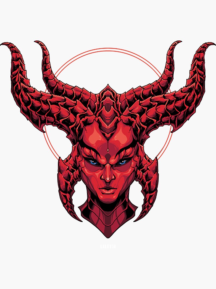 "lilith " Sticker for Sale by Dckxkedk | Redbubble