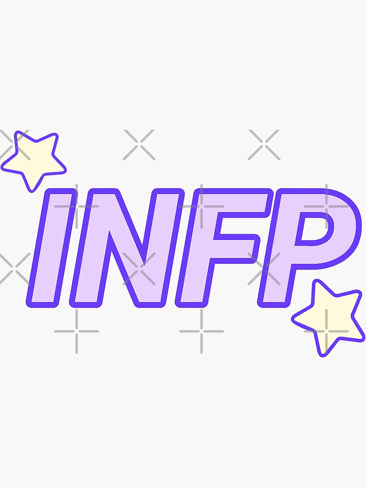 "INFP (cute stars)" Sticker for Sale by Ivonnii | Redbubble