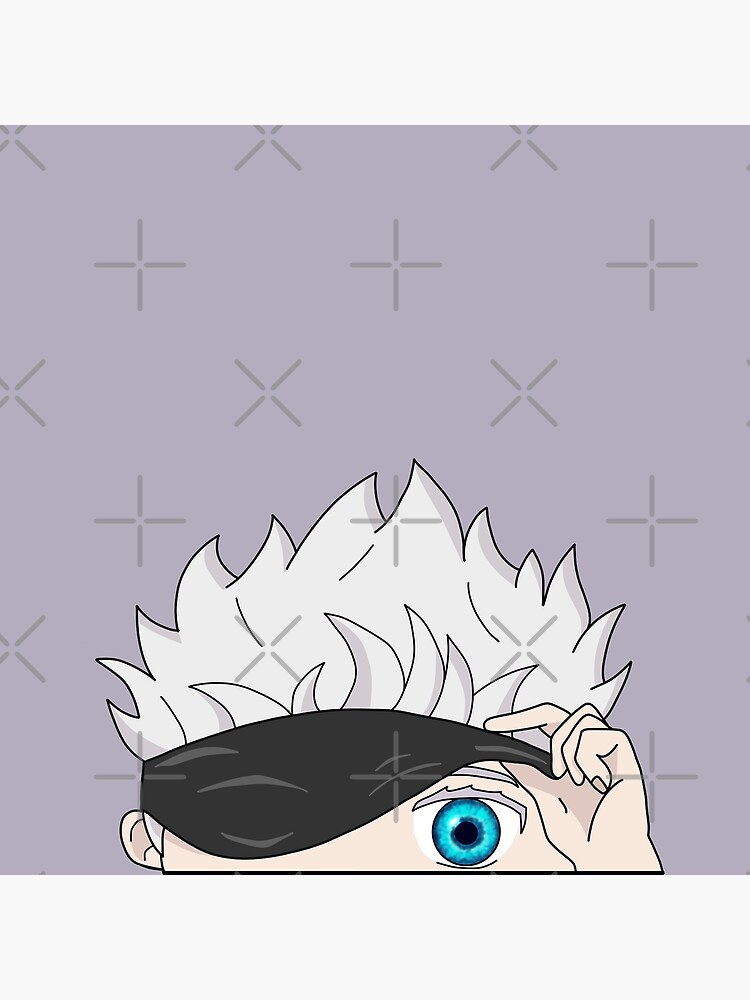 "Chibi Satoru Gojo - Jujutsu Kaisen" Art Print by ThePlum-Palette ...