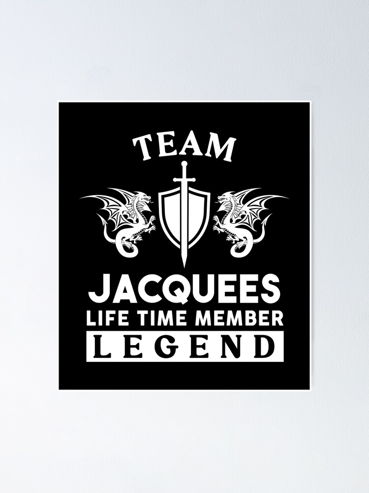 Póster «Camiseta con el nombre de Jacquees - Camiseta con el artículo ...