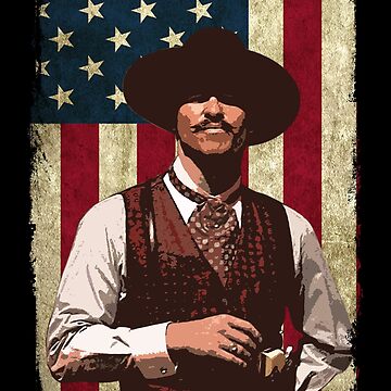"Doc Holliday American Flag" Photographic Print for Sale by SvenDoorhof ...