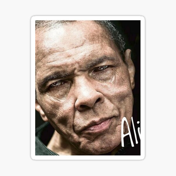 "Muhammad Ali" Sticker for Sale by nikola2708 | Redbubble
