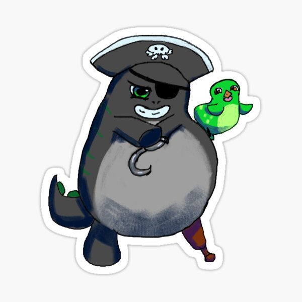 "Woogu Gyro Paci Peg Leg Pirate Parrot Cute Creature Monster with ...