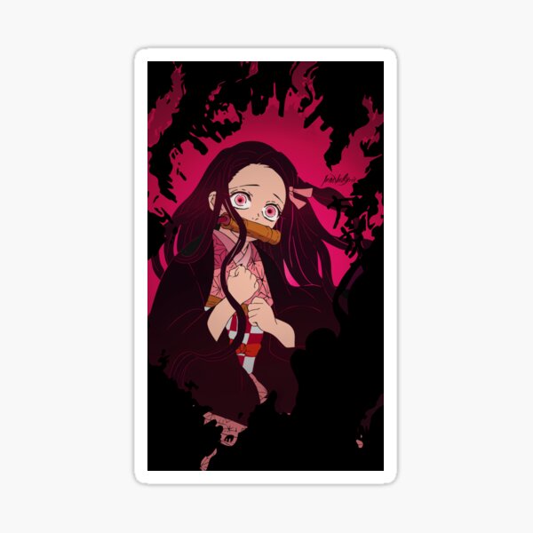 "Nezuko Fan Art" Sticker by DorothyMillerSN | Redbubble