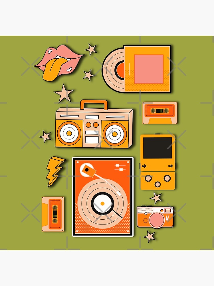 "y2k-music green" Poster for Sale by susycosta | Redbubble