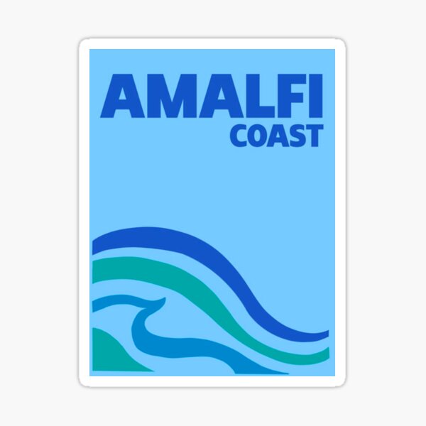 "Amalfi Coast " Sticker by LucomoreStore | Redbubble