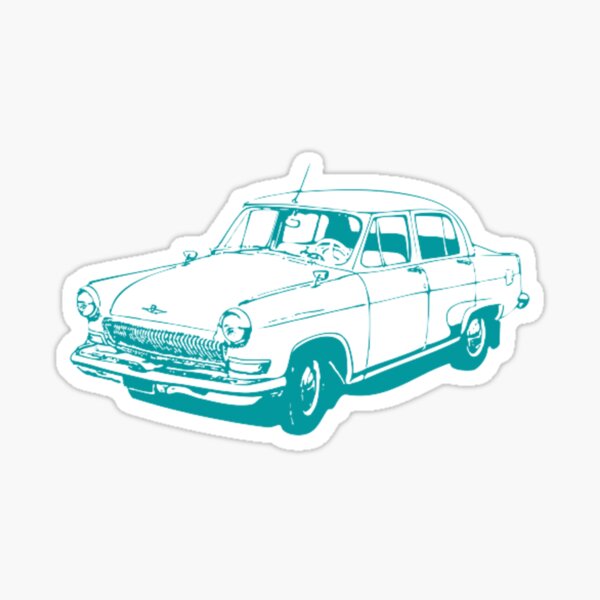 "old car" Sticker for Sale by najoua15 | Redbubble