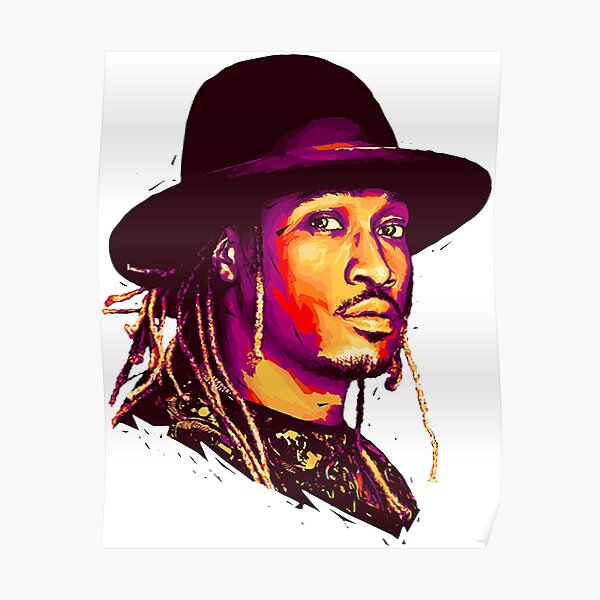 "future rapper sticker" Poster for Sale by seanaghat | Redbubble