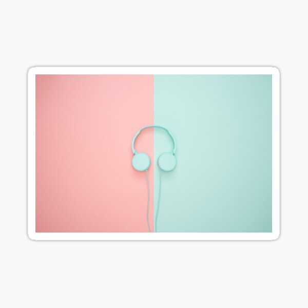 "cool background with 2 colors" Sticker by kater0k | Redbubble