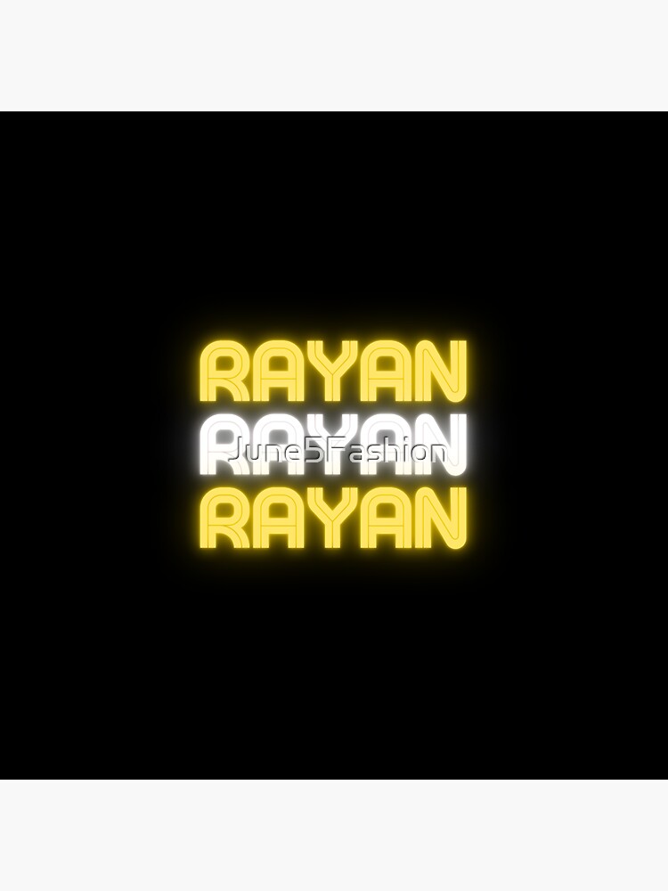 "Rayan" Sticker by June5Fashion | Redbubble