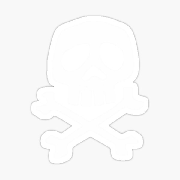 "HARLOCK SKULL" Sticker by 900Streetwear | Redbubble