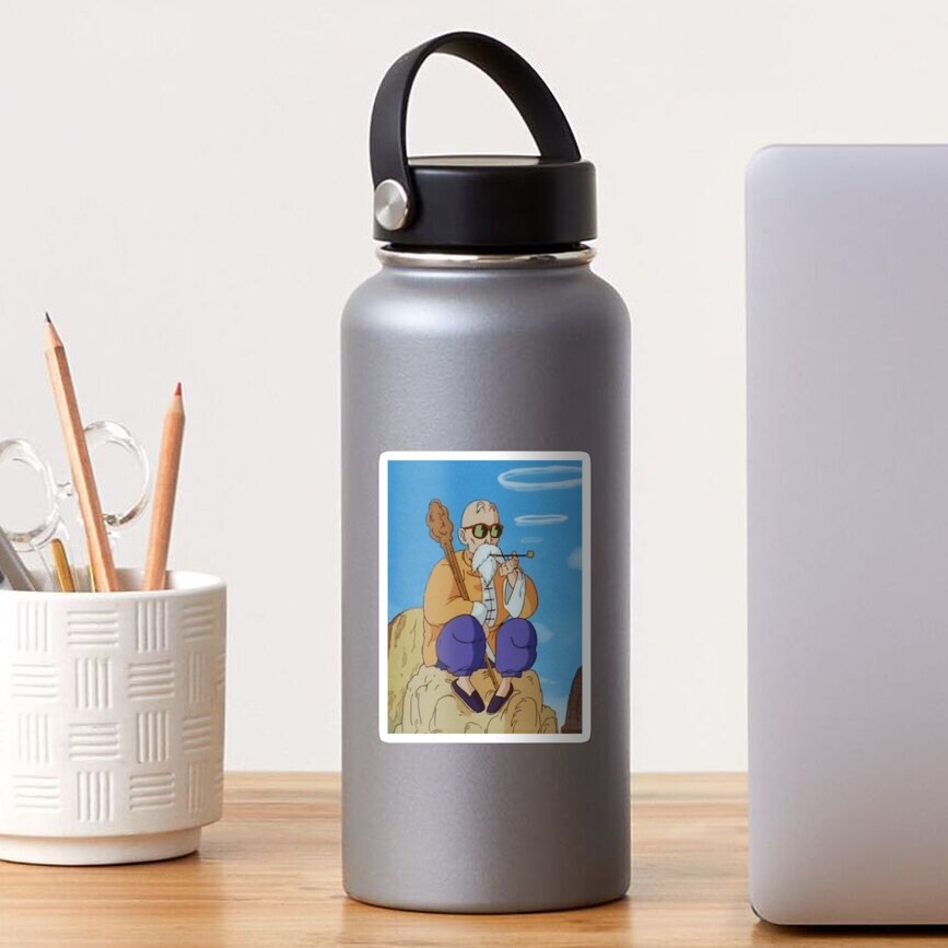 "Master Roshi Smoking Pipe " Sticker for Sale by harkinfuseidtrm ...