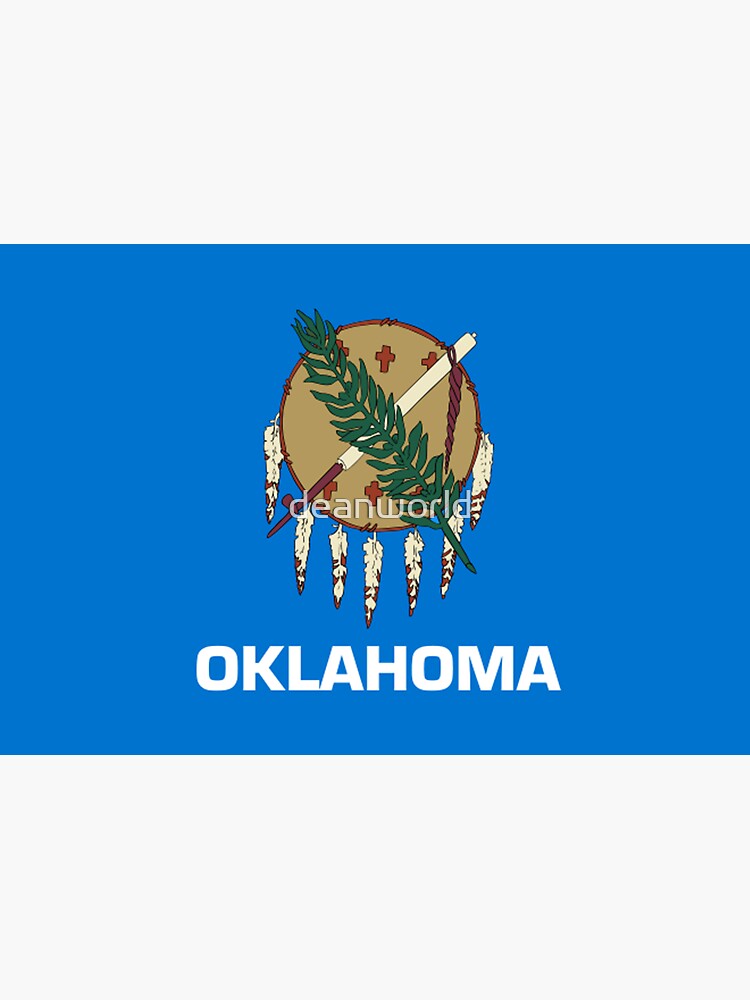"Oklahoma Flag" Sticker for Sale by deanworld | Redbubble