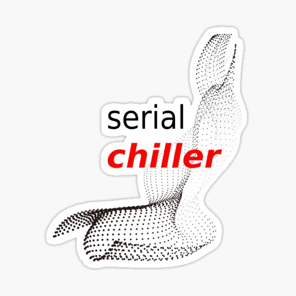 "Serial chiller abstract dot unique design" Sticker by MiaCara27 ...