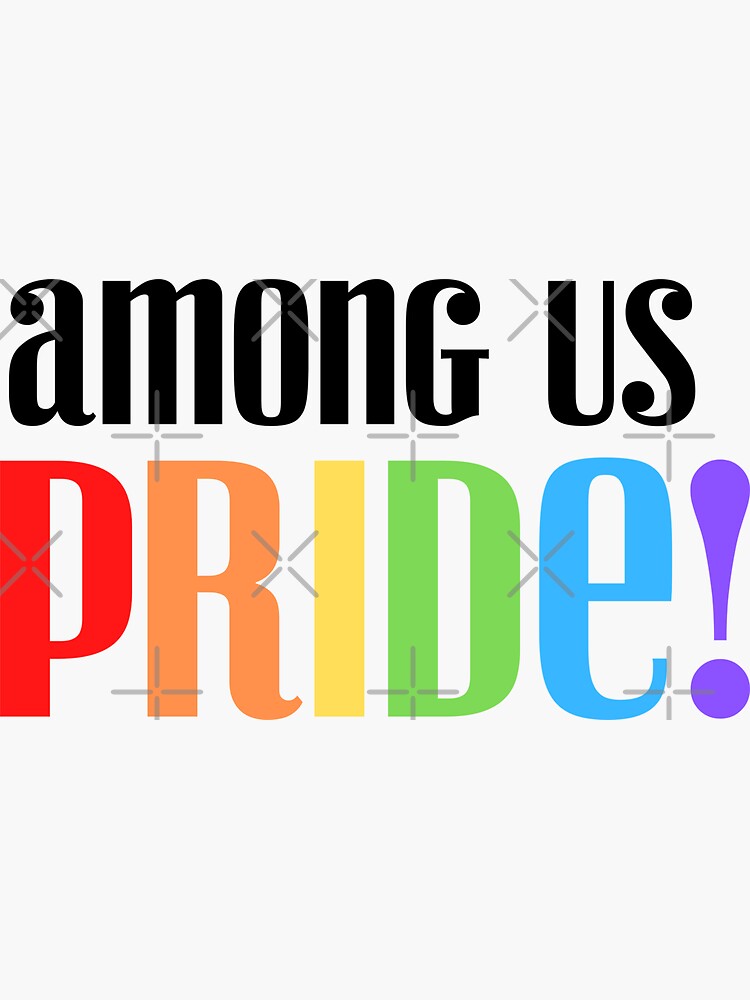 "Among Us Pride" Sticker by sgkrishna | Redbubble