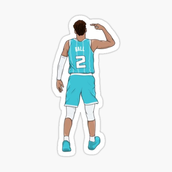 "Lamelo Ball Hornets" Sticker by GoldenRainzkx | Redbubble