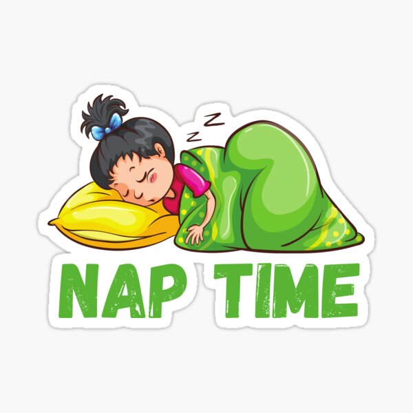 "NATIONAL NAPPING DAY - NAP TIME T-SHIRT " Sticker by Gomawidesigns ...