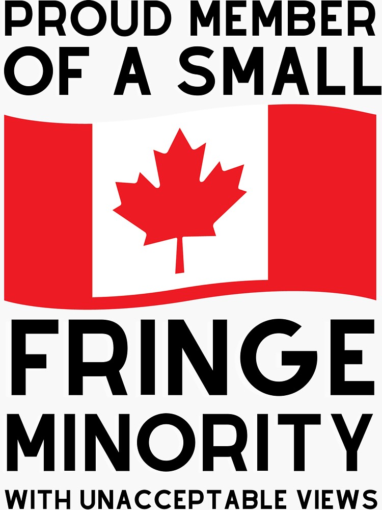 Pegatina «Orgulloso miembro de una pequeña minoría marginal con puntos ...