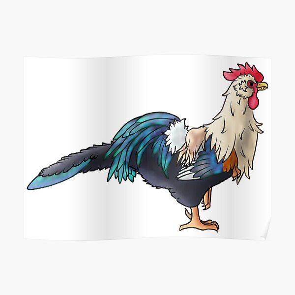 "Chicken 'O' Saurus" Poster by Clucky-Designs | Redbubble
