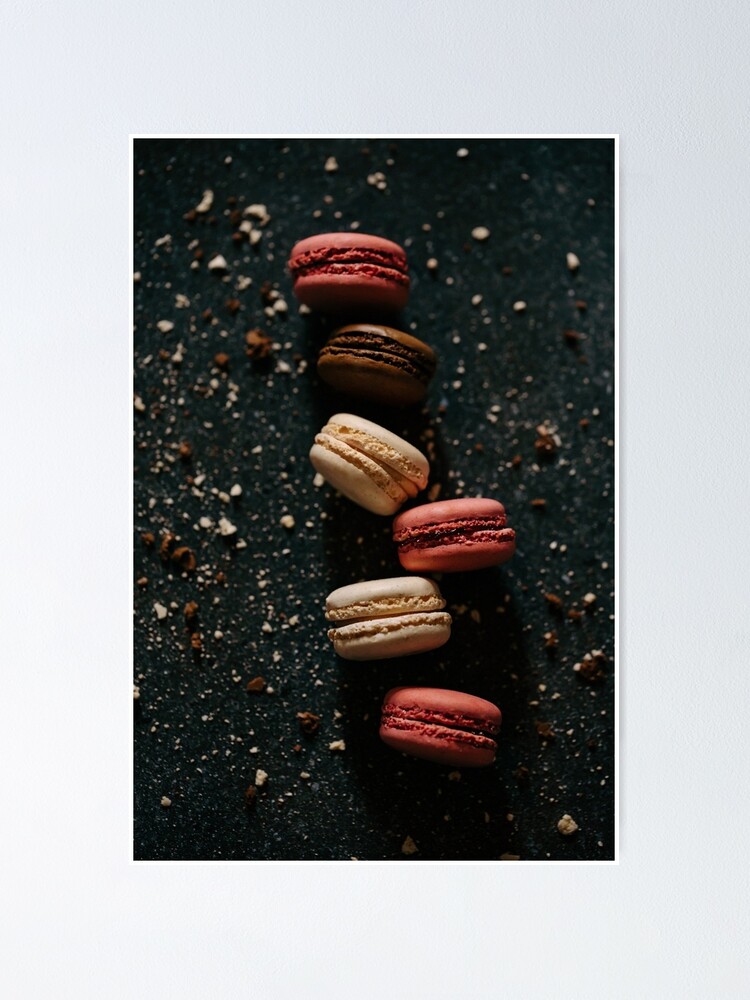 "MACAROON DESSERT" Poster for Sale by Uzma Mahyudin | Redbubble