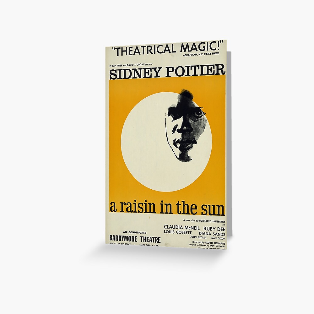 "A Raisin in the Sun Vintage Broadway Poster | American vintage posters ...