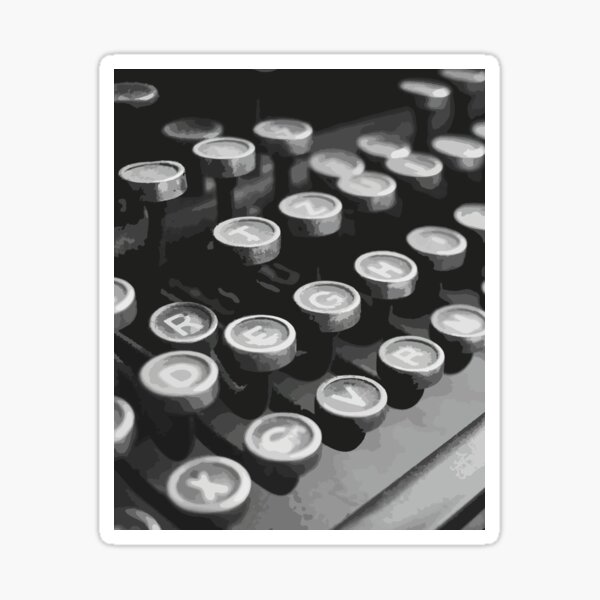 "old printing machine" Sticker for Sale by Sarzano | Redbubble