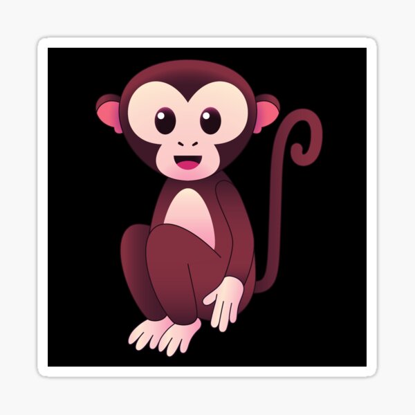 "Monkey emoji" Sticker for Sale by Maqboolawan | Redbubble