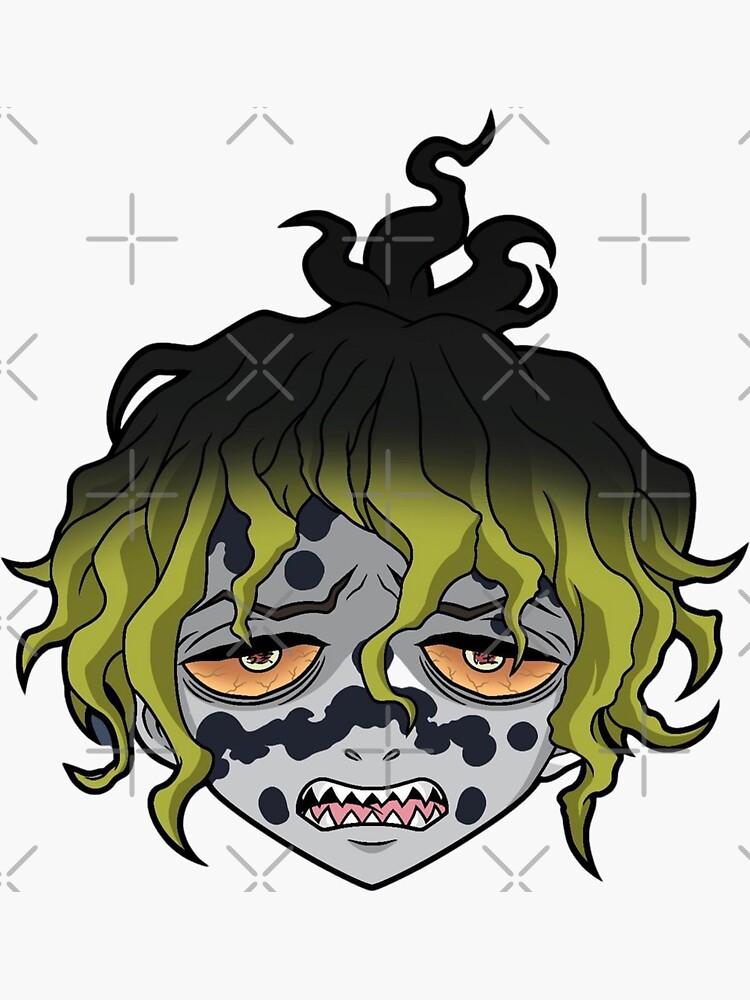 "Demon slayer Gyutaro" Sticker by aimadDesigns1 | Redbubble