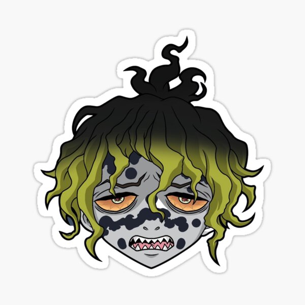 "Demon slayer Gyutaro" Sticker by aimadDesigns1 | Redbubble