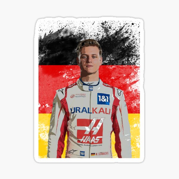"Mick Schumacher - HAAS F1 Driver" Sticker by KingFloki | Redbubble