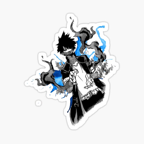 Dabi Mha Sticker For Sale By Lokittylevi Redbubble